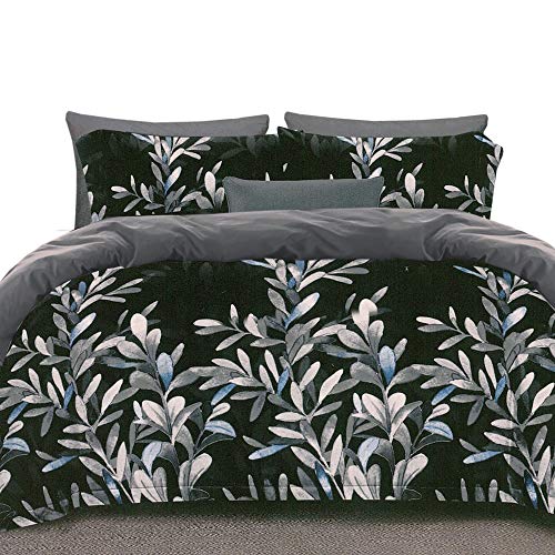 Essina Queen Duvet Cover Set β 3 Pcs Microfiber Duvet Cover with 2 Pillow Shams β Wrinkle Resistant Duvet Cover Queen β Boho Duvet Cover Zipper Closure and 4 Corner Ties β Violeta
