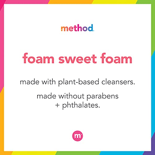 Method Foaming Hand Soap, Sweet Water, Paraben and Phthalate Free, Biodegradable Formula, 10 Fl Oz (Pack of 6)