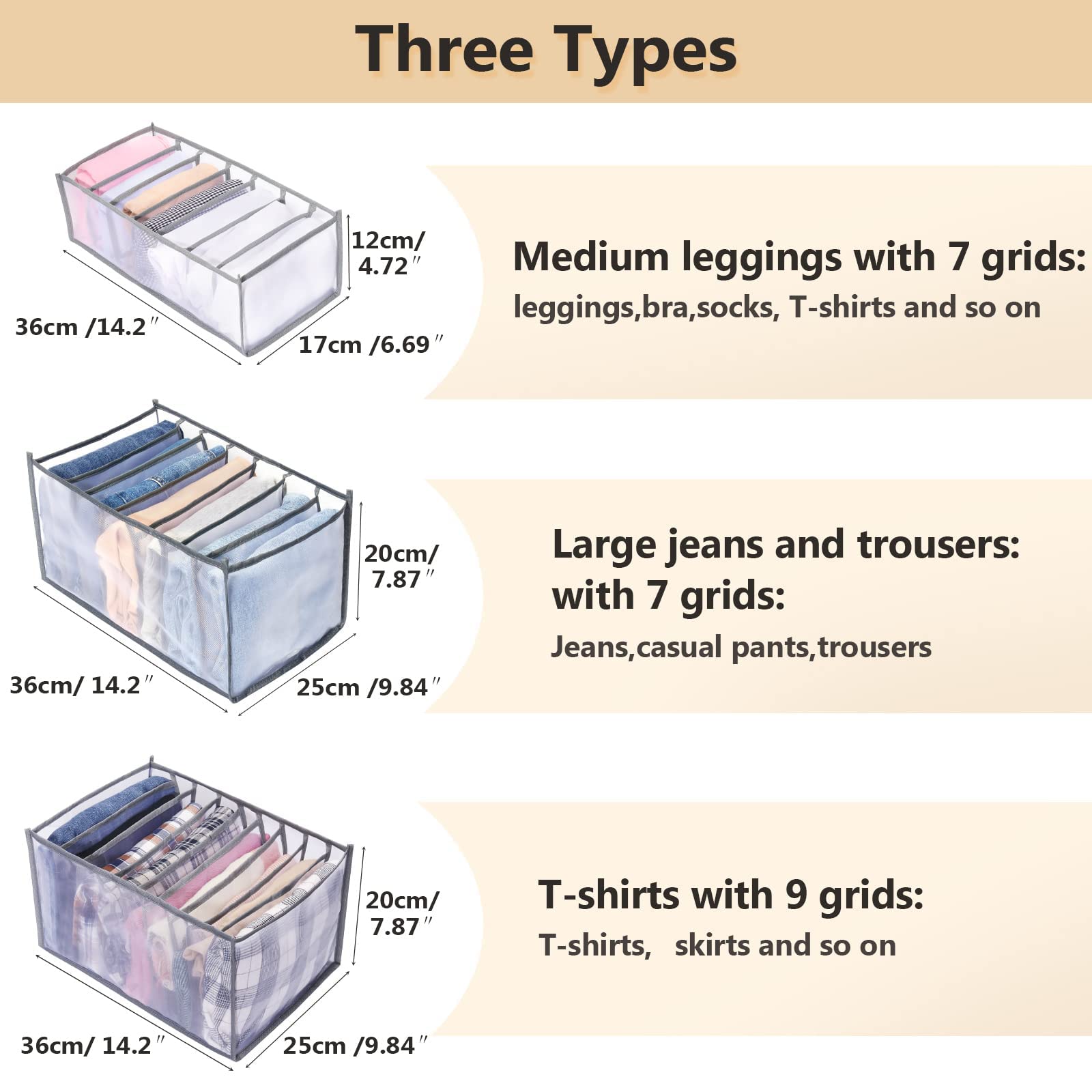 TIGARI Wardrobe Clothes Organizer