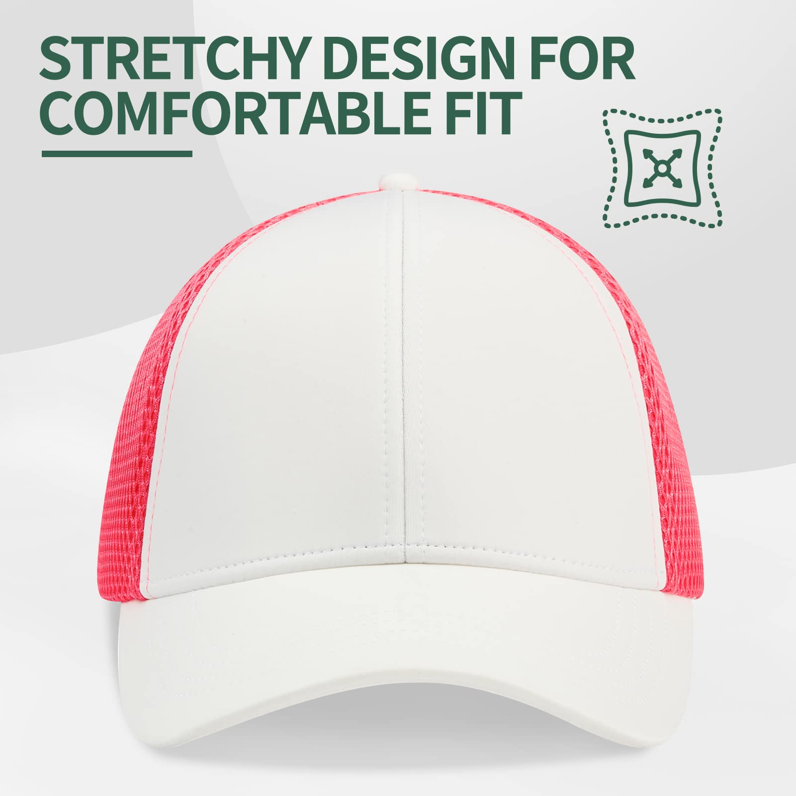 zowya Quick Drying Outdoor Sport Hat Unstructured UPF40+ Running Cap for Men Women Waterproof Breathable Charcoal Gray