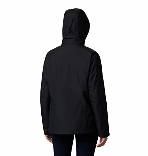 Columbia Women’s Bugaboo II Fleece Interchange Winter Jacket, Waterproof & Breathable, Black, Large