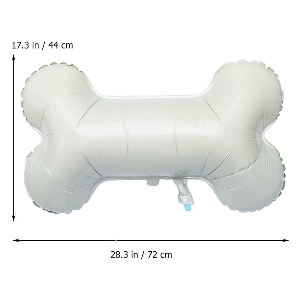 Dog Bone Foil Balloon Pet Bone Mylar Balloons for Baby Shower Party Decoration 6pcs