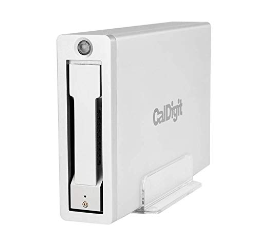 CalDigit AV Pro 2 Storage Hub USB C 5Gb/s External Drive Enclosure Kit - Charge up to 30W, 2016 MacBook, MacBook Pro, Thunderbolt 3 PC Compatible (0TB - Enclosure Kit)