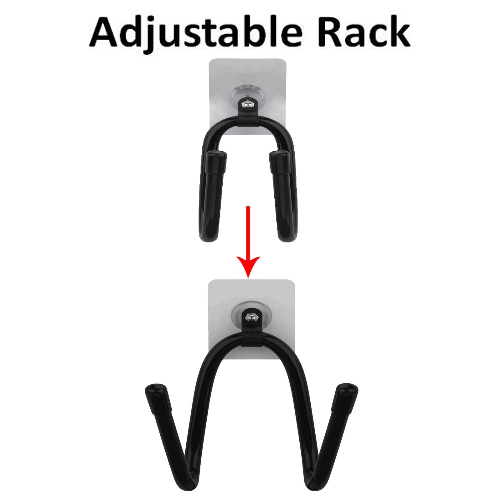 Cowboy Hat Rack , Hat Holder , Hat Organizer, Hat Wall Mount display , Hat bracket Hook, Hat Hangers, - No drilling, No installation tool required , Stick-On, Strong Self-adhesive(hold up to 15 Lb.)
