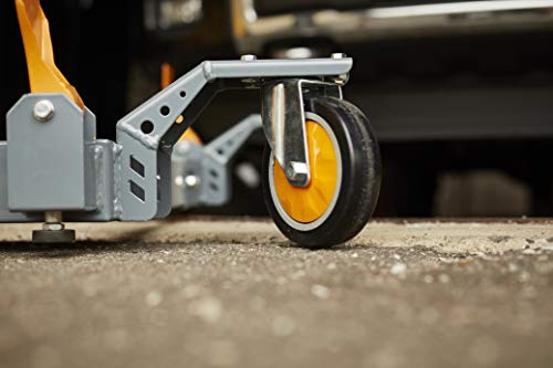 Bora Portamate Mobile Base PM-3800 with High Clearance 5β Wheels β Universal, Heavy Duty, Adjustable Rolling Kit, Floor Dolly Roller for Equipment, Power Tools, Machines- 1500 lb Capacity