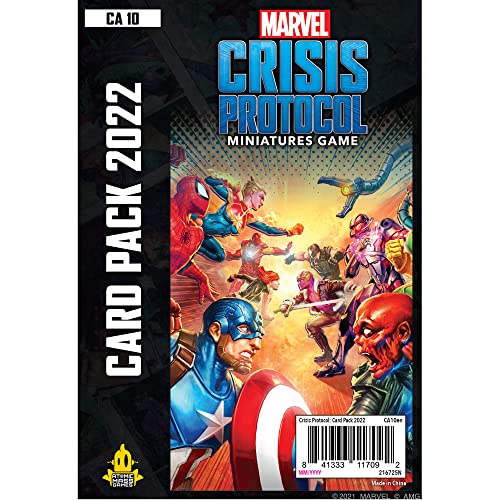 Atomic Mass Games Marvel: Crisis Protocol Card Pack (2022 Edition) - Tabletop Superhero Game for Kids and Adults, Ages 14+, 2 Players, 90 Minute Playtime, Made