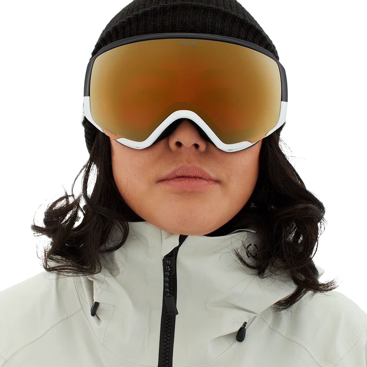 Anon Women's WM1 Goggle with Spare Lens and MFI Face Mask, Tort3 / Perceive Sunny Bronze