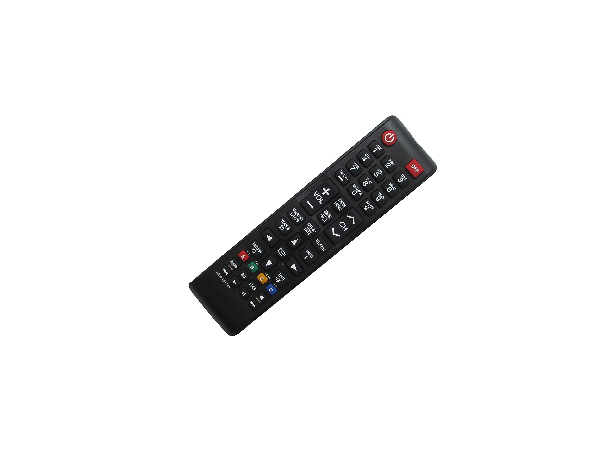 HCDZ Replacement Remote Control for Samsung ME32B ME40B ME46B ME55B ME65B ME75B Flat Panel LED TV Monitor