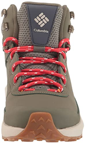 Columbia Women's Trailstorm Peak Mid Hiking Shoe, Stone Green/Nocturnal, 9.5