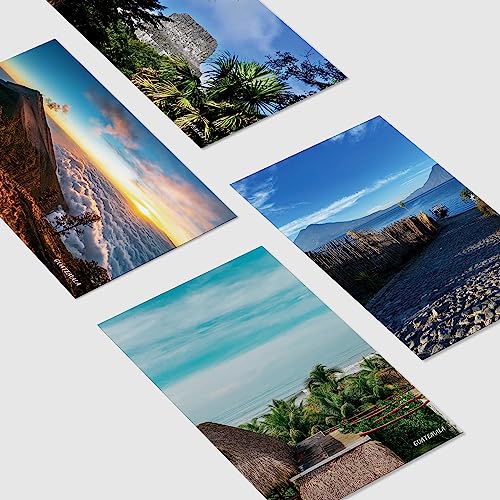 Dear Mapper Guatemala Natural Landscape Postcards Pack 20pc/Set Postcards From Around The World Greeting Cards for Business World Travel Postcard for Mailing Decor Gift