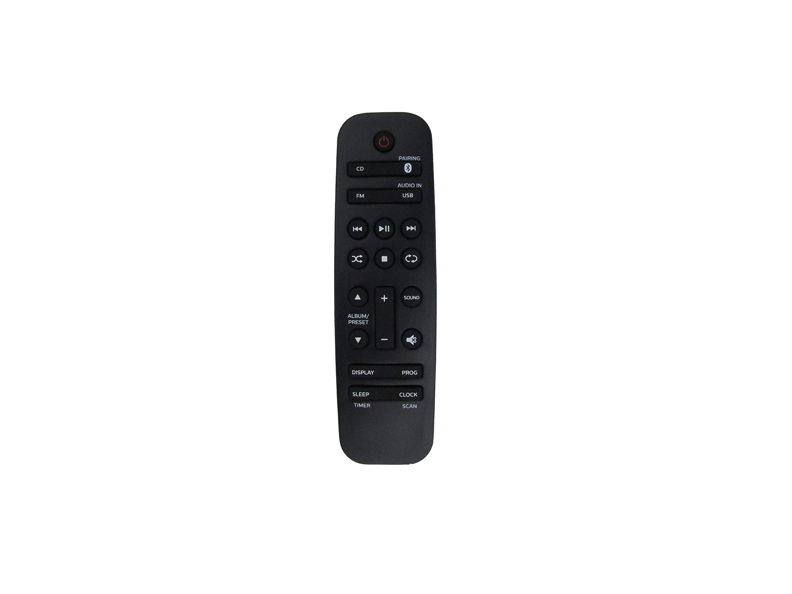 hCDZ Replacement Remote Control for Philips MCM1350 MCM1350/02 MCM2350 MCM2350/12 MCM1350/12 Micro Music Audio System