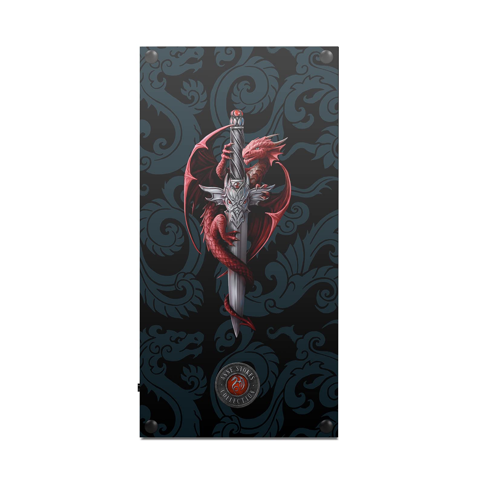 Head Case Designs Officially Licensed Anne Stokes Dragon Dagger Art Mix Matte Vinyl Sticker Gaming Skin Case Cover Compatible with Xbox Series X Console