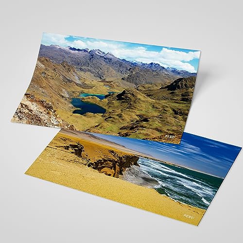 Dear Mapper Peru Natural Landscape Postcards Pack 20pc/Set Postcards From Around The World Greeting Cards for Business World Travel Postcard for Mailing Decor Gift