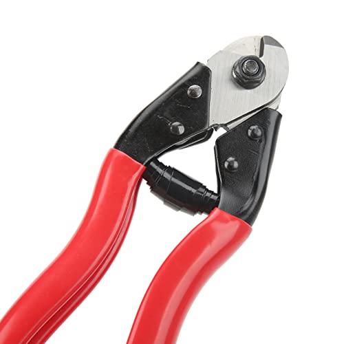 Aoutecen Brake Wire Cut Plier, Sturdy Steel Rebound Spring Brake Cable Cutter Effort Saving for Road Bike