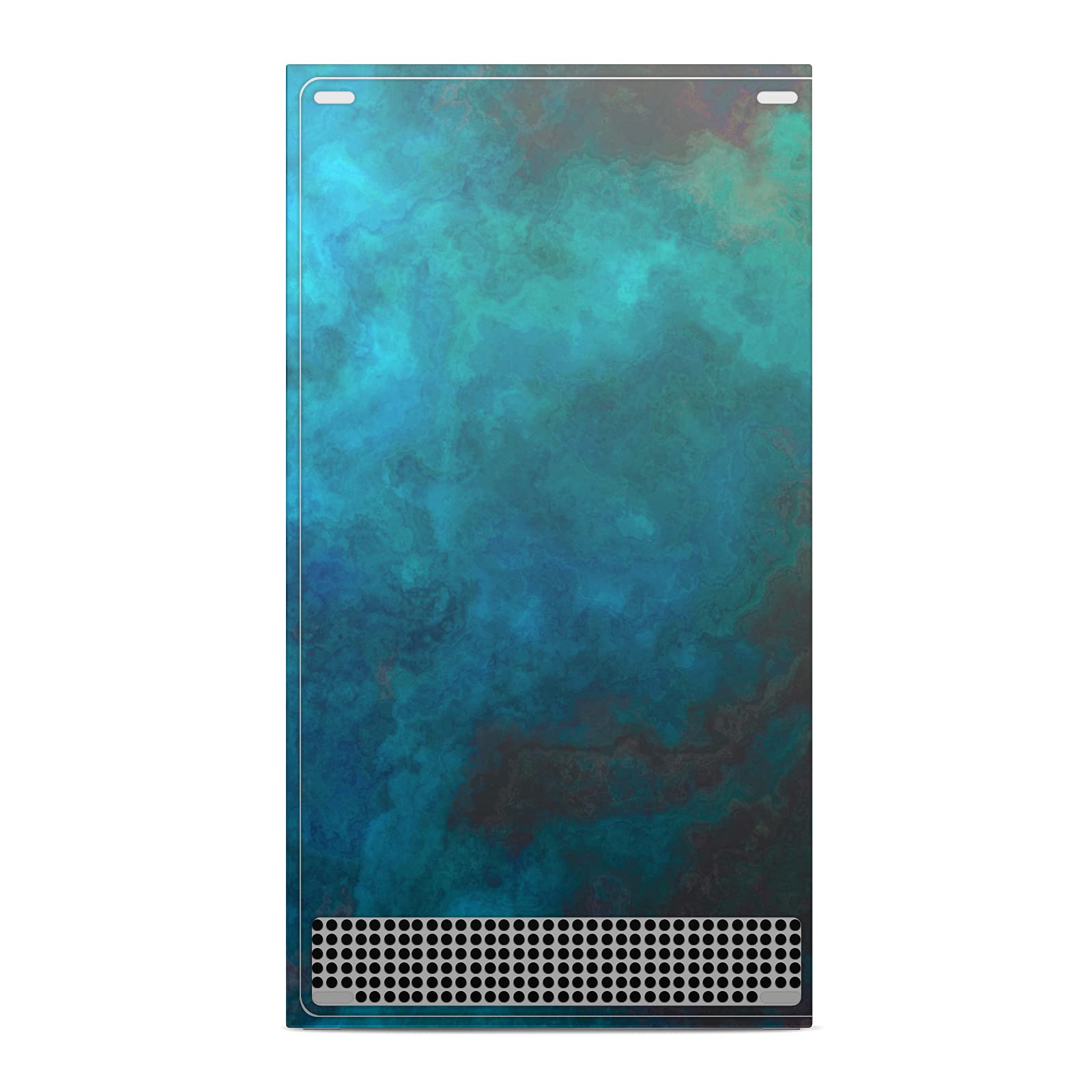 Head Case Designs Officially Licensed LebensArt Blue Malachite Art Mix Matte Vinyl Sticker Gaming Skin Case Cover Compatible with Xbox Series S Console