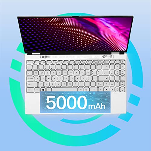 ASHATA 15.6in Laptop, Full HD Laptop PC, 2.4G 5G WiFi Quad Core Quad Thread 1920x1080 180 Degree Flip Laptop Computers with Backlit Keyboard (16G+256G US Plug)