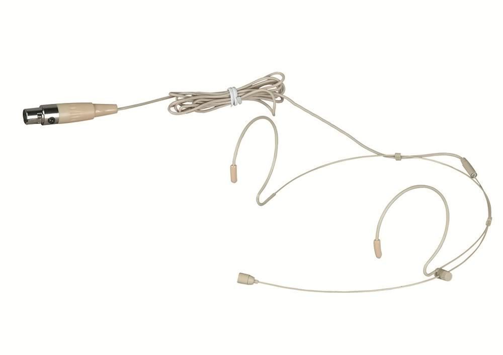Double Earhook Headset Microphone with 4 pin XLR Connector for SHURE Wireless