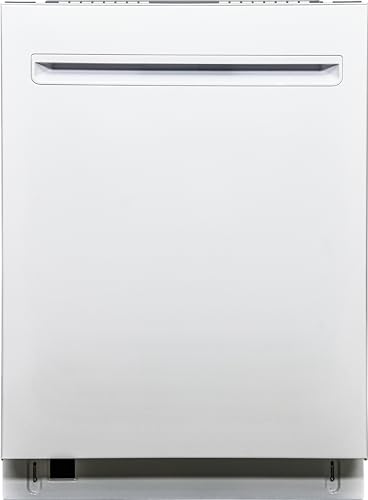 Kenmore 24" Built-In Stainless Steel Tub Dishwasher with EasyFlex 3rd Rack, SmartWash, UltraWash Plus, TurboDry, MoreSpace Adjustable Rack, Energy Star Certified, White