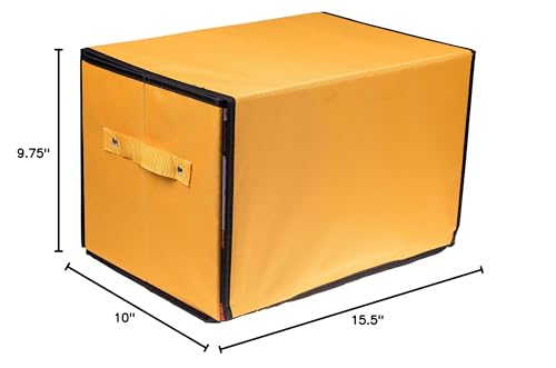 Clever Creations Collapsible Toy Storage Organizer and Play Mat for Kids - Perfect Toy Chest for Organizing Books, Toys, Games, and more - Construction Site Theme