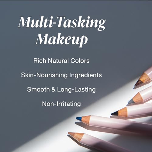 Mineral Fusion Eye Pencil, Dark Brown Eyeliner with Soothing Chamomile, Meadowfoam & Vitamin E, Velvety Smooth, Hypoallergenic Eye Makeup to Line & Define, Long-Lasting Eyeliner Pencil, Touch, 0.04 Oz