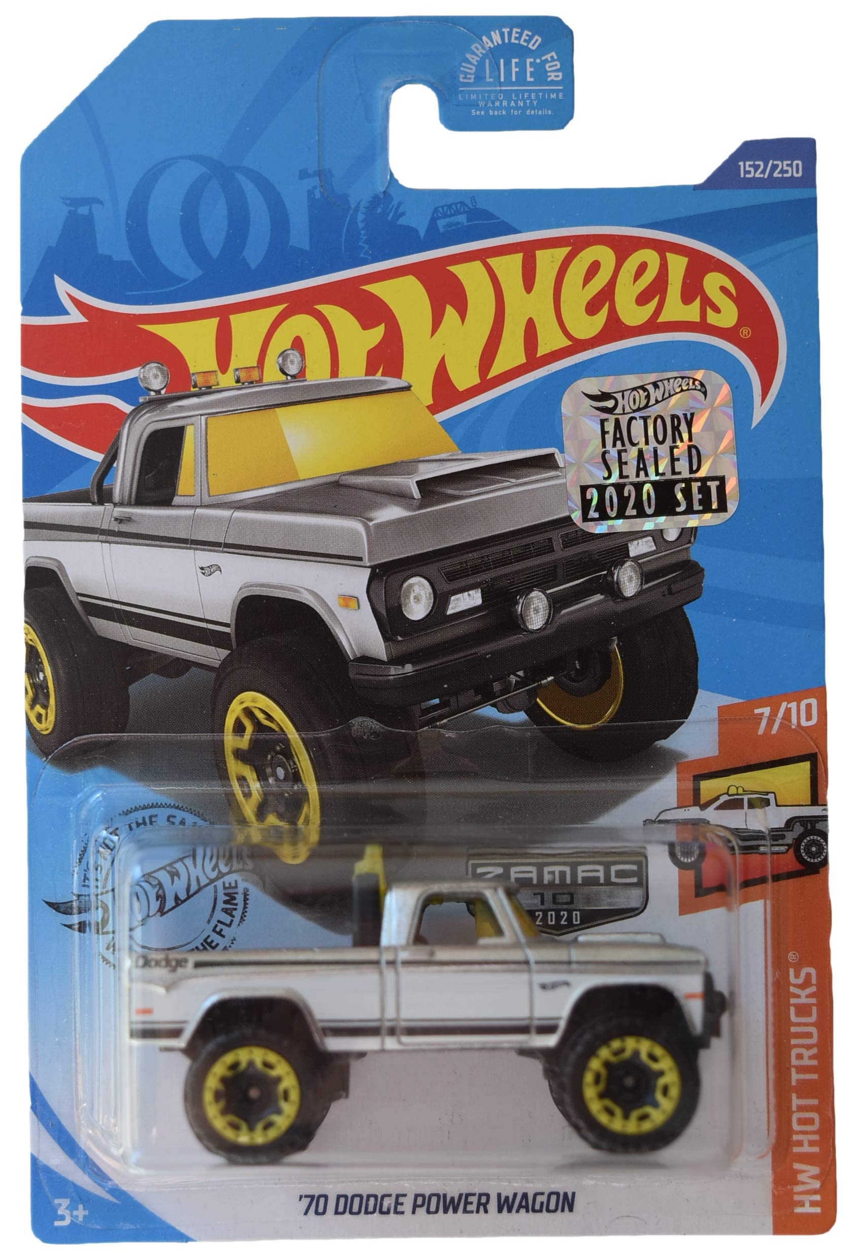 Hot Wheels Zamac '70 Dodge Power Wagon, Hot Trucks 7/10