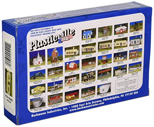 Bachmann Trains - PLASTICVILLE U.S.A. BUILDINGS – CLASSIC KITS - POST OFFICE - HO Scale