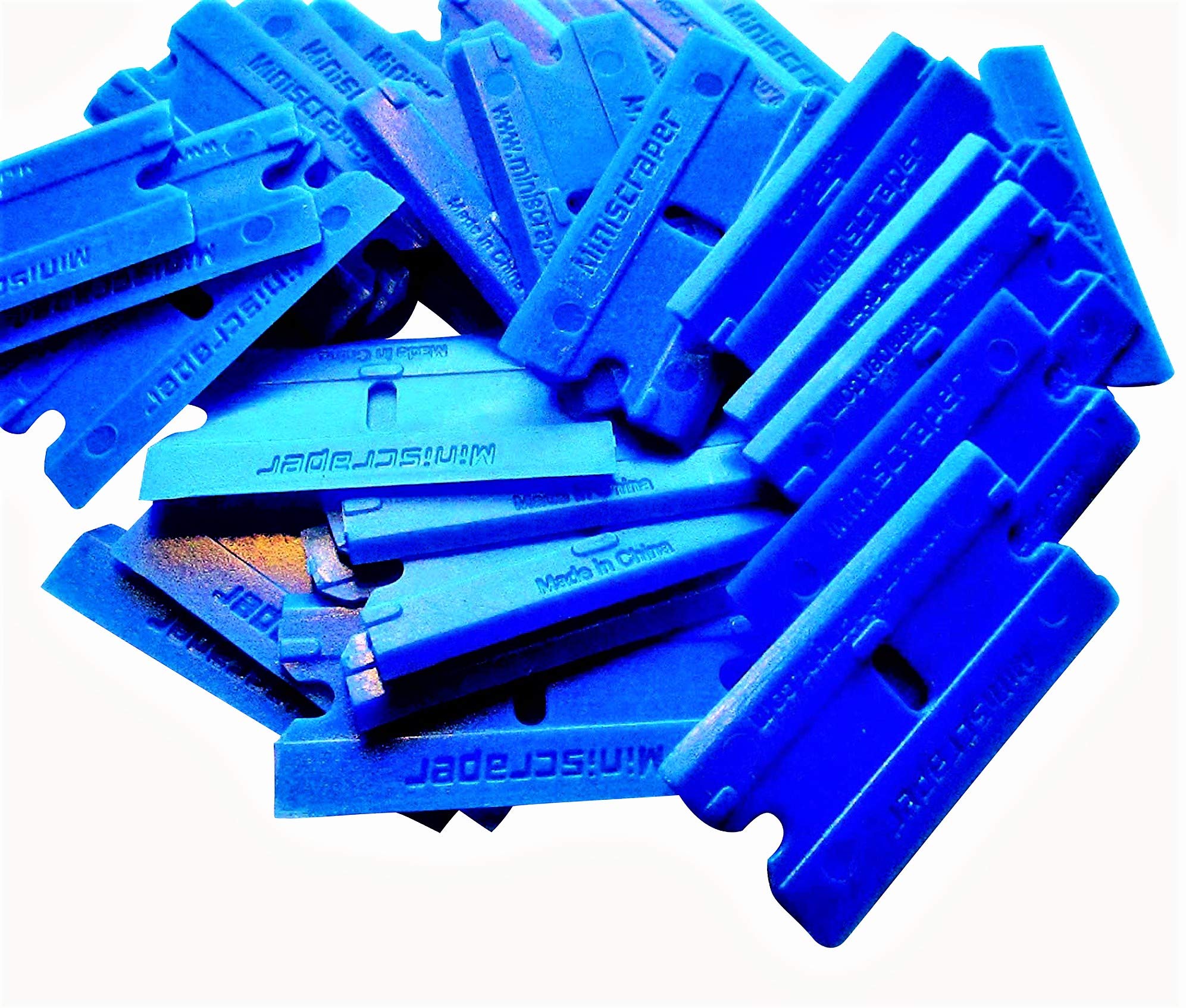 MINISCRAPER® 10 Plastic Double Edged Razor Blades Polycarbonate