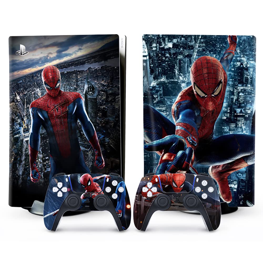 Stickers for PS5 Disc Version Console and Controller,Durable Scratch Resistant Bubble-Free Cover Skin for Playstation5 Disk Edition…