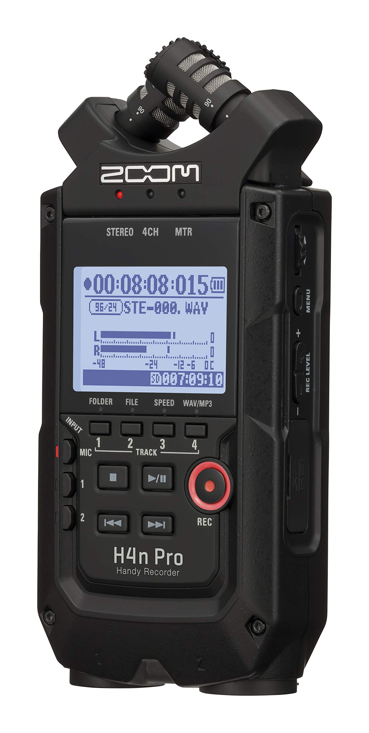 Audio-Technica AT897 Shotgun Microphone + Zoom H4n Pro 4-Track Portable Recorder Bundle