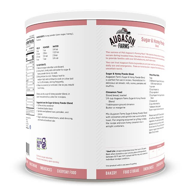 Augason Farm's Sugar & Honey Powder Blend
