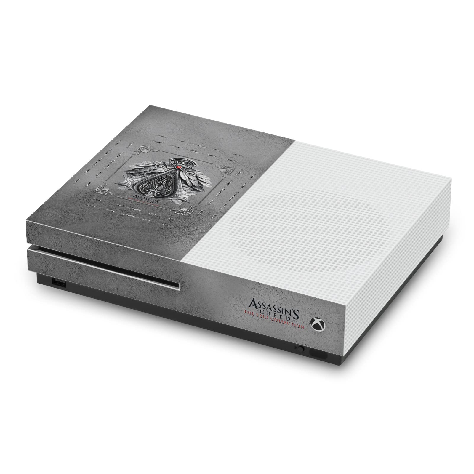 Head Case Designs Officially Licensed Assassin's Creed Belt Crest Brotherhood Graphics Matte Vinyl Sticker Gaming Skin Decal Cover Compatible With Xbox One S Console