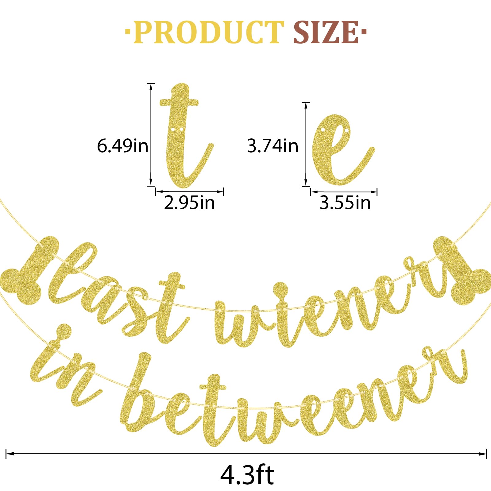Funny Bachelorette Banner, Bachelorette Party Banner, Funny Bridal Shower Decorations, Bachelorette Party Decorations Supplies (Gold Glitter)