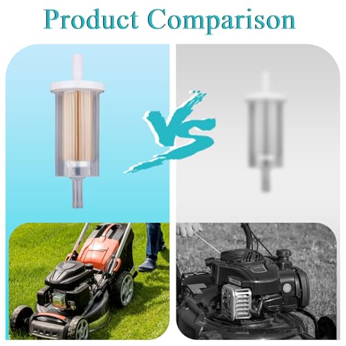 Atunee 695666 Fuel Filter for 845125 691035 5065 5065D 5065K 493629 Compatible with John Deer D100 D105 D110 Lawn Mower Tractor