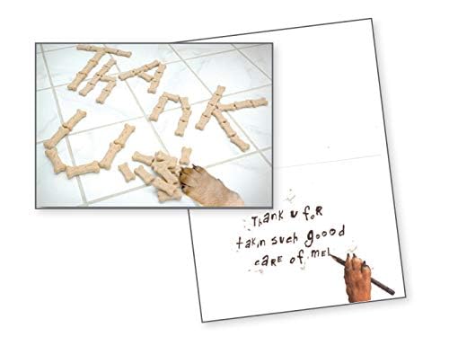 Dog Speak Thank U Letter - Pet Sitter Card