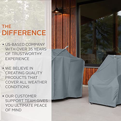Classic Accessories Storigami Water-Resistant 100 Inch Easy Fold Patio V-Shaped Sectional Lounge Set Cover, Goat Tan, Patio Furniture Covers