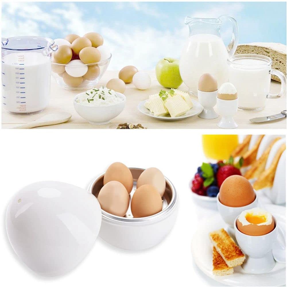 Microwave Egg Steamer Boiler Cooker Special Egg Shape Easy Quick Cooking Tools Egg Cooker Egg Boiler Egg Steamer