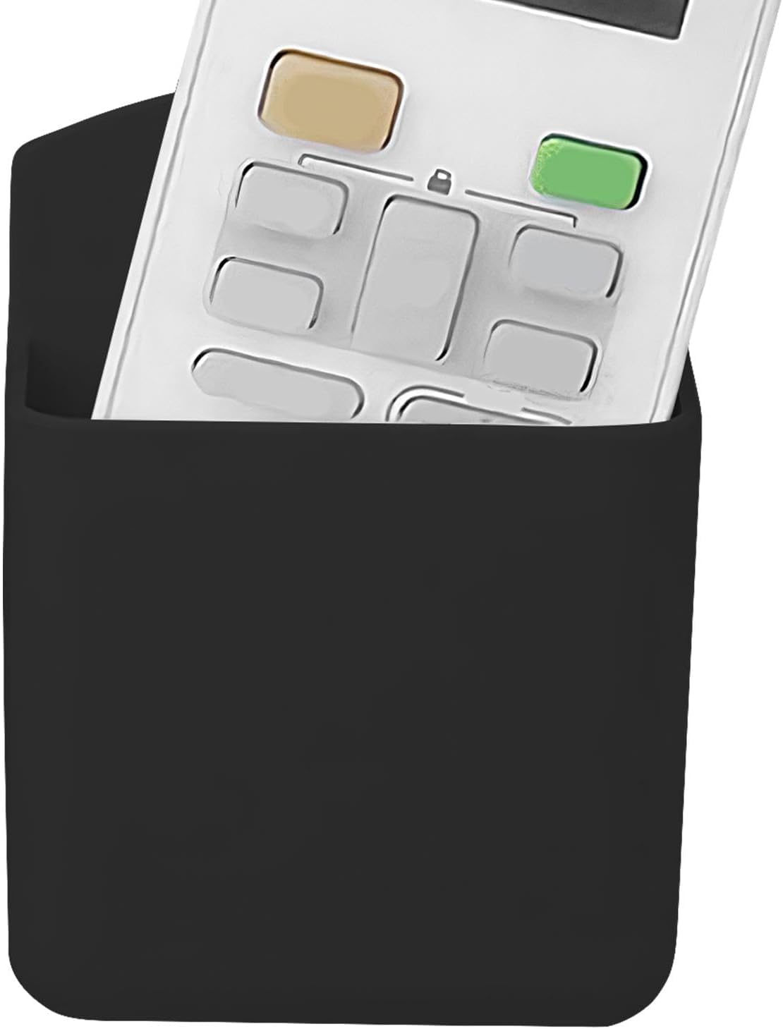 Black Remote storage box TV Remote Holder Wall Mounted Remote Control Organiser Wall Remote Adhesive Mount,Remote Container, Home Storage And Organization Box for Storing Remote Control, Cell Phone