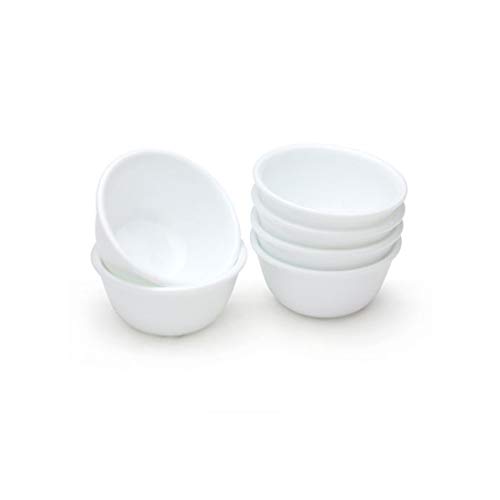 Corelle ES Winter Frost White Glass Microwave Katori 6 Pcs Set Combo Gift Item