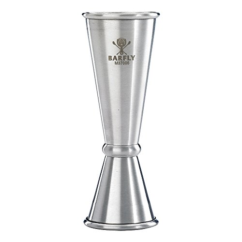 Barfly Japanese Style Jigger, 1 oz x 2 oz, Stainless