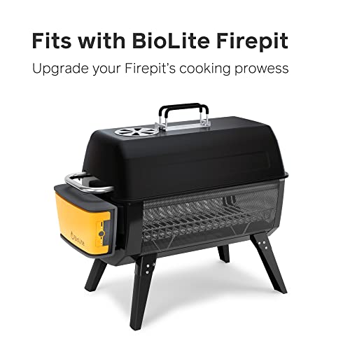 BioLite, Enamel Coated Grill Cover Lid for FirePit, Works with Charcoal and Firewood Cooking