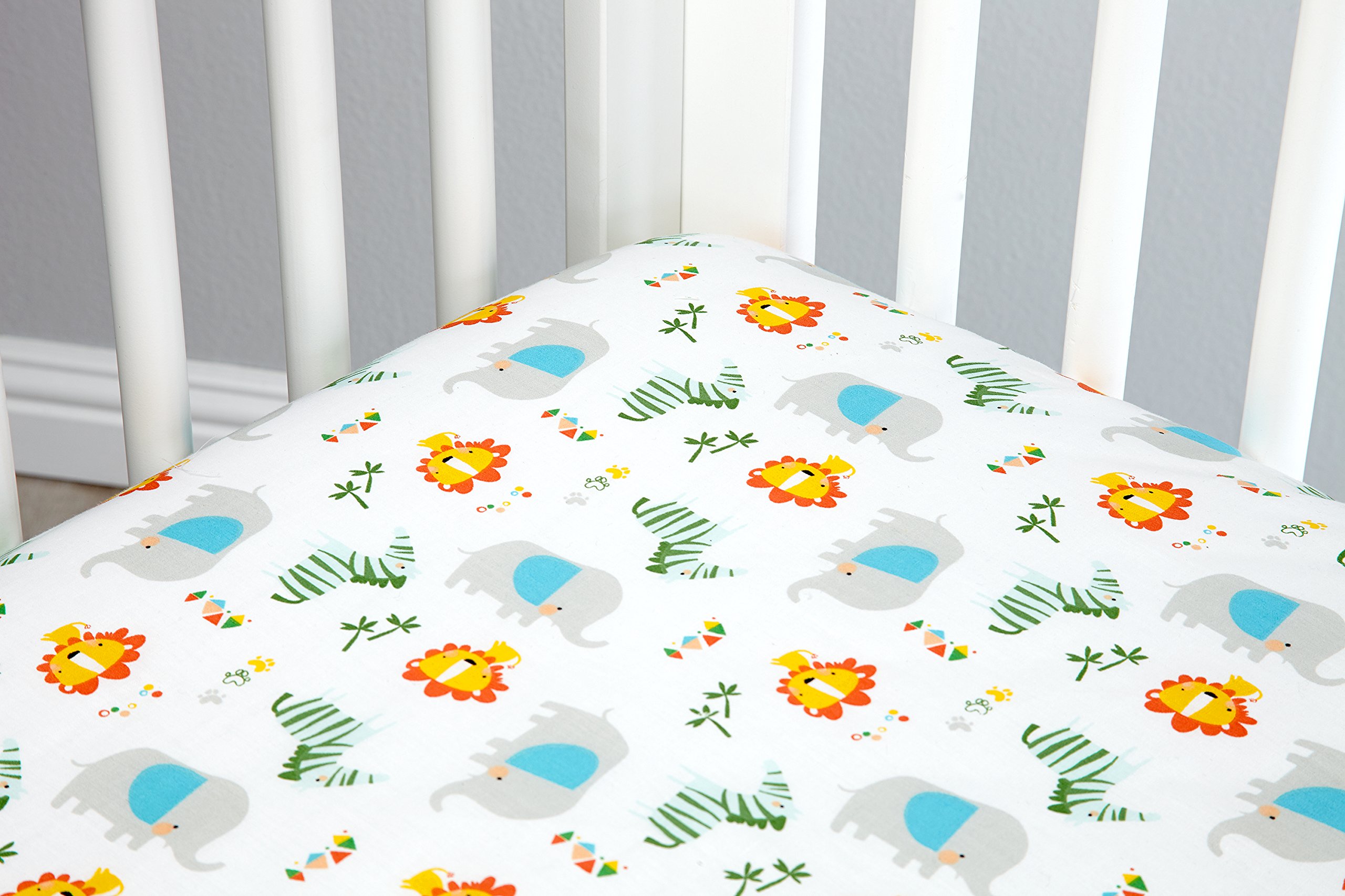 Zutano Juba 5 Piece Crib Set, Multi-Colored
