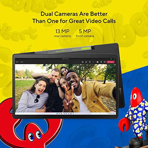 ASUS VivoBook 13 Slate OLED Philip Colbert Edition 2-in-1 Laptop, 13.3” FHD OLED Touch Display, Intel Pentium Silver N6000 CPU, 8GB RAM, 256GB SSD, Windows 11 Home, Black, T3300KA-DB26T-P