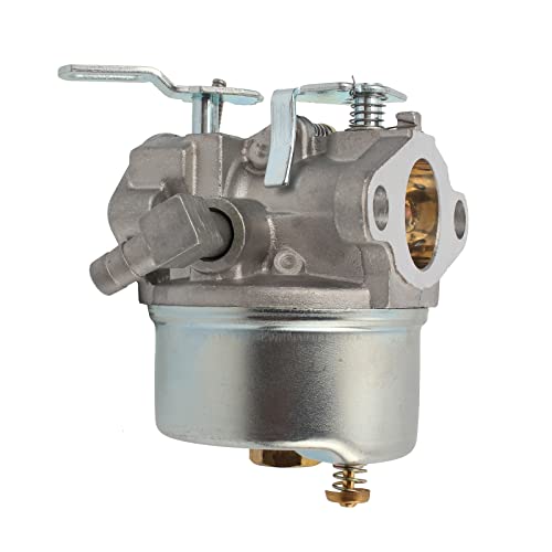Carbhub 640298 Carburetor Snowblowers for Tecumseh OHSK70 OH195SA 5.5hp 7hp Engines Replaces 932036 932504 ST524 with Spark Plug Throttle Control Knob Primer Bulb