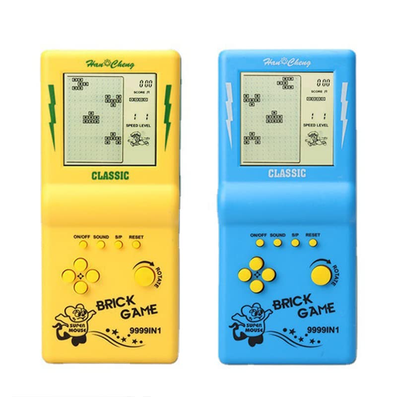 Block Game Palm Game Machine Big Screen Block Game Machine Nostalgic Classic Black and White Electronic Palm Game Machine