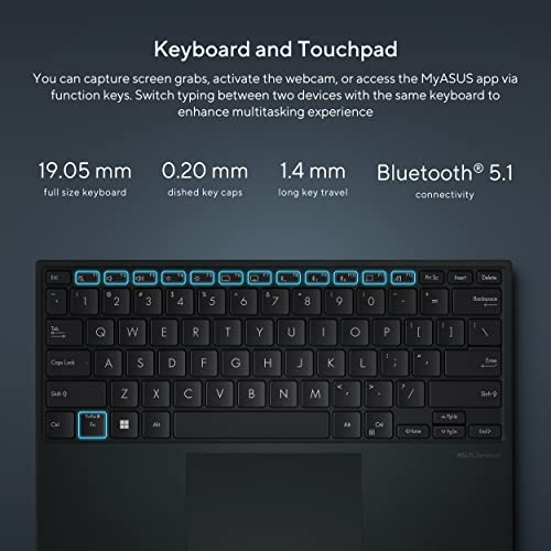ASUS ZenBook 17 Fold OLED Laptop, 17.3” 4:3 Touch True Black 500 Display, Intel Evo Platform: Core i7-1250U CPU, Iris Xe Graphics, 16GB RAM, 1TB SSD, Windows 11 Pro, Tech Black, UX9702AA-XB79FT