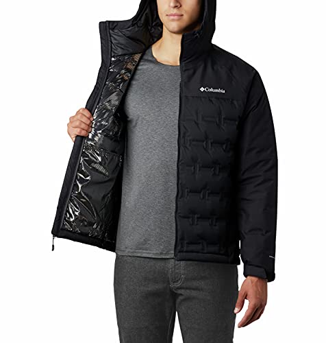 Columbia Men's Grand Trek Down Jacket, Black, Medium