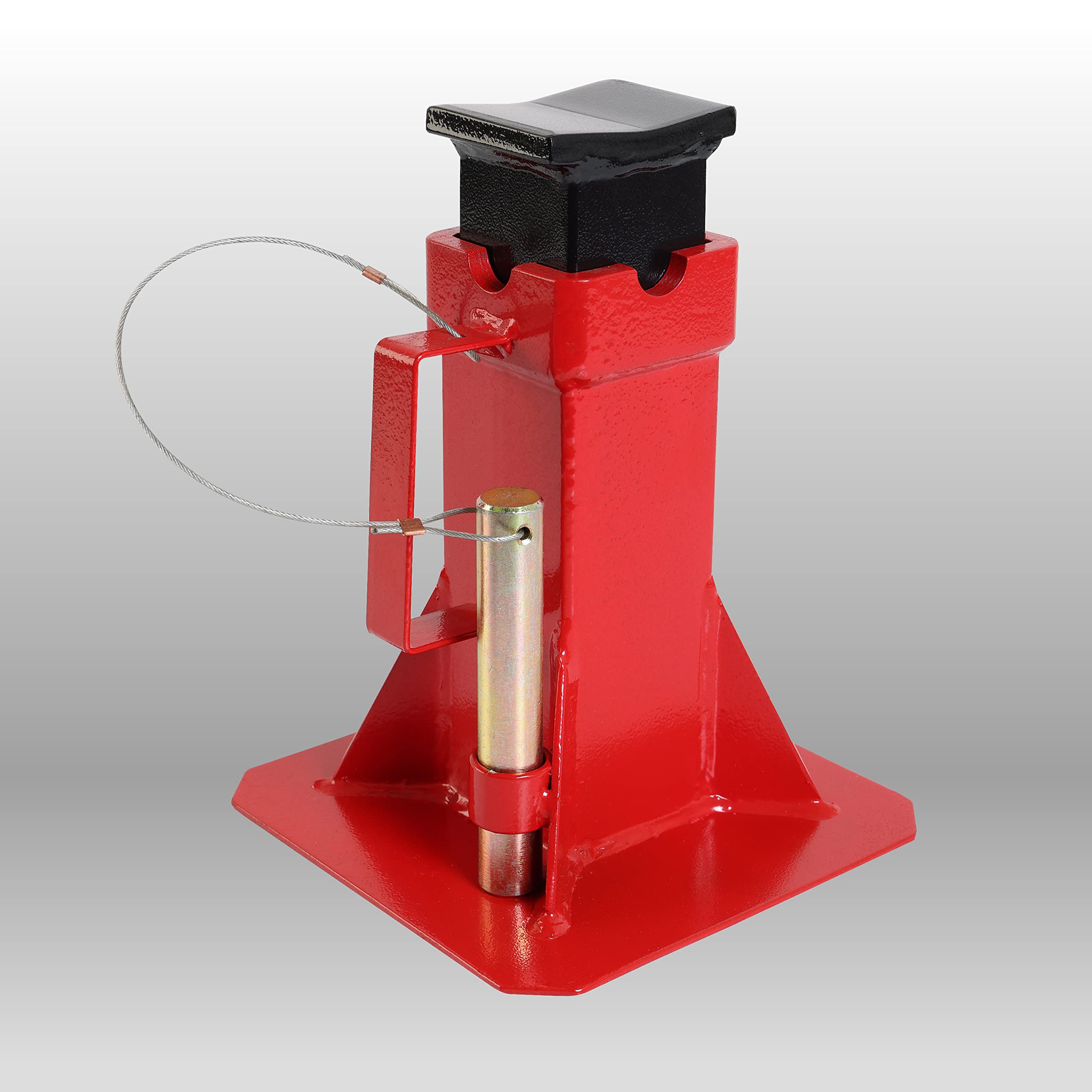 BIG RED ATZ120005R Torin Heavy Duty Pin Type Professional Car Jack Stand with Lock, 12 Ton (26,400 lb) Capacity, Red, 1 Pair