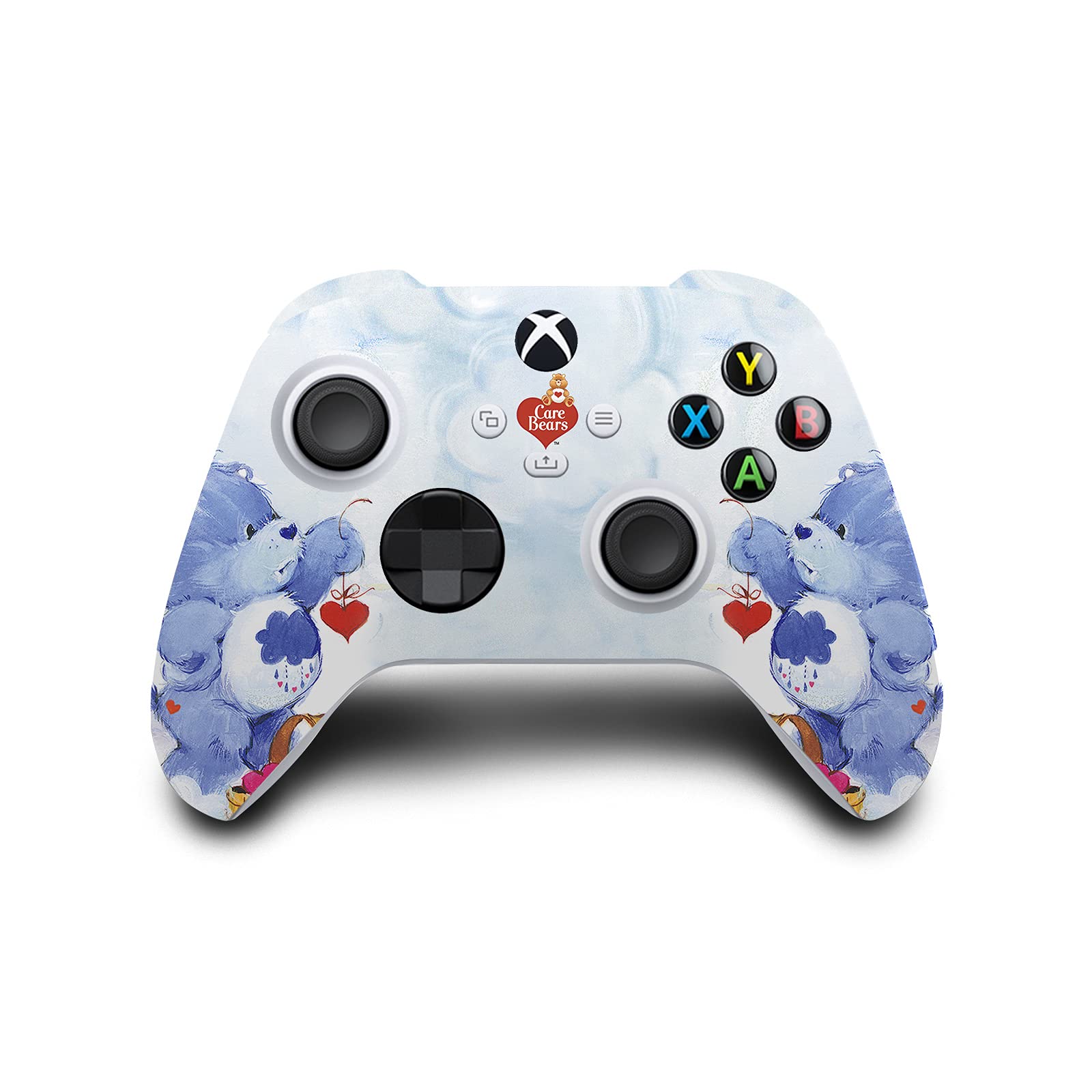 Head Case Designs Officially Licensed Care Bears Grumpy Classic Vinyl Sticker Gaming Skin Decal Cover Compatible With Xbox Series S Console and Controller Bundle