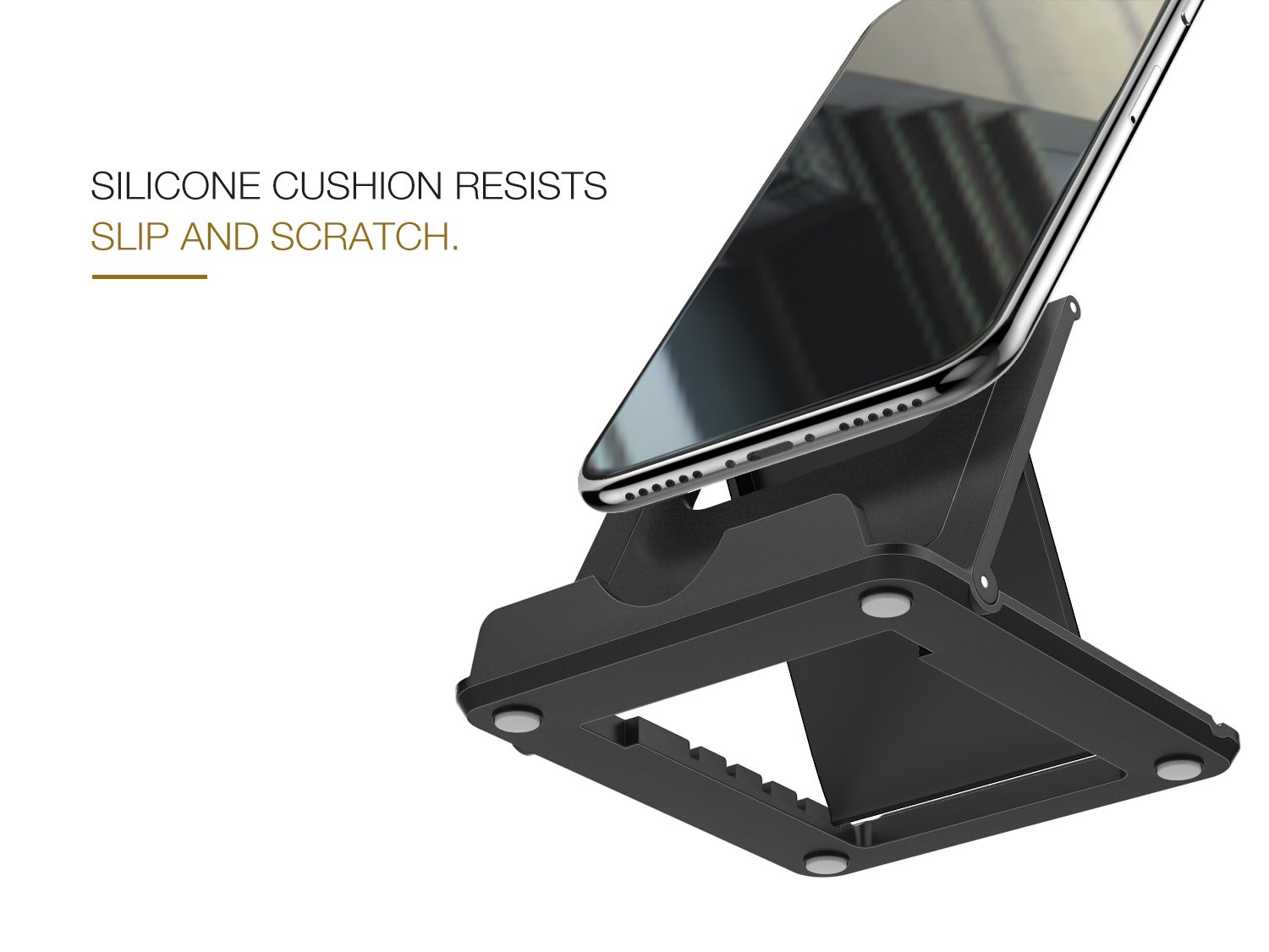 MoKo 2PCS Phone/Tablet Stand, Desktop Holder for 4-11" Device, Fit with iPhone 16/Pro/Pro Max/Plus, iPhone 15/Pro/Pro Max/Plus, iPhone 14/Pro/Pro Max/Plus, iPhone 13/Pro/Pro Max/Plus