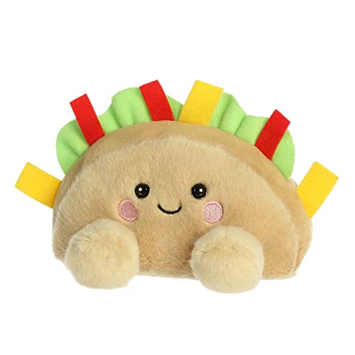 Aurora® Adorable Palm Pals™ Fiesta Taco™ Stuffed Animal - Pocket-Sized Play - Collectable Fun - Brown 5 Inches
